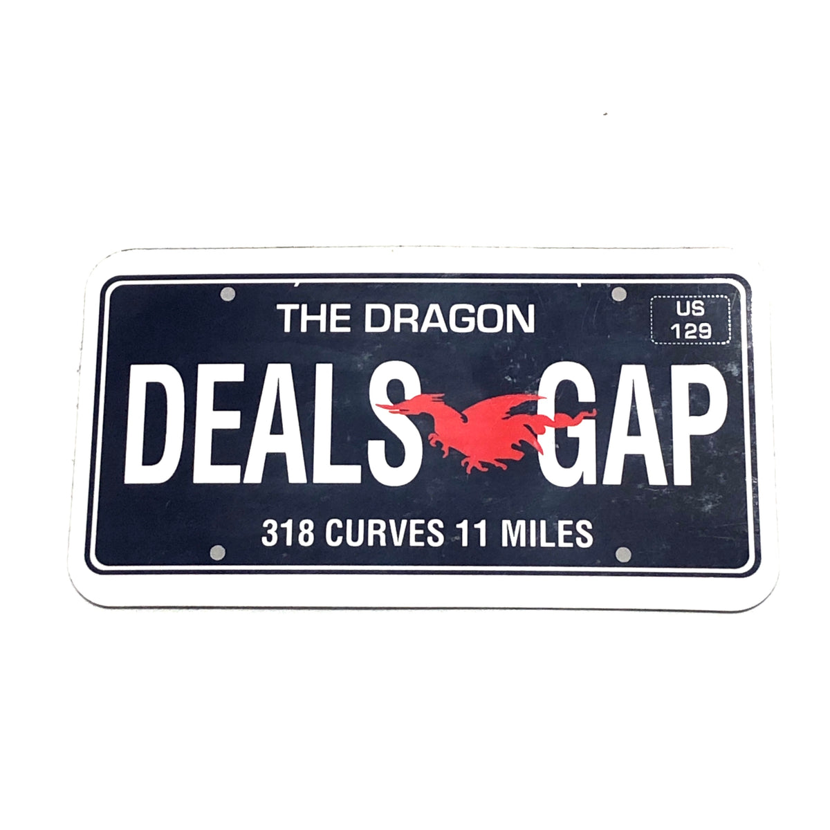 License plate magnet – Deals Gap